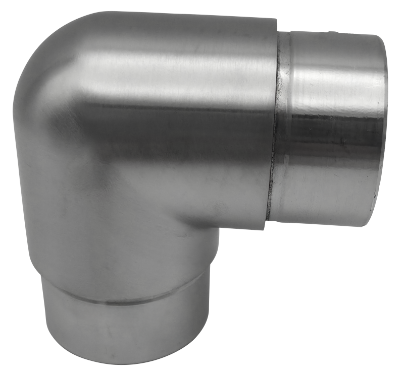 Edelstahl Rohrbogen steckbar abgerundet geschliffen 42,4x2,0mm | 42,4x2 ...