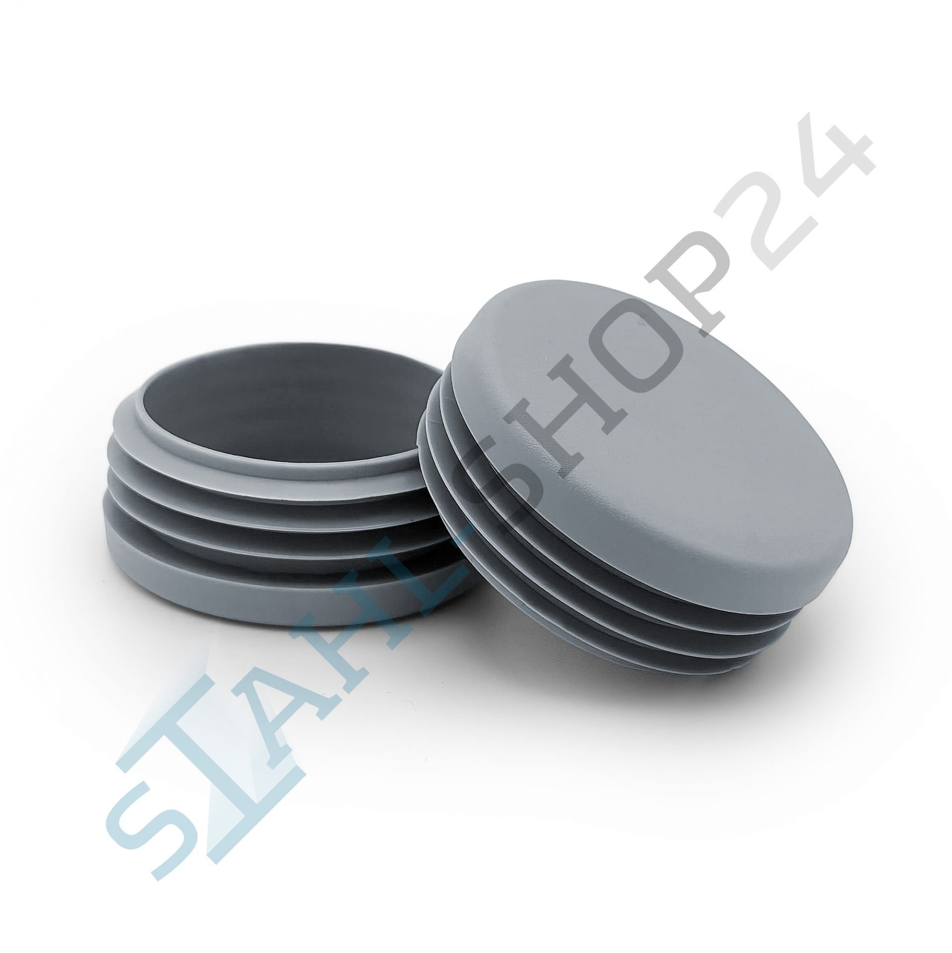 Rundrohr Lamellenstopfen Grau 45,0x1-3 mm Kunststoff | 45,0 x 1-3 mm ...